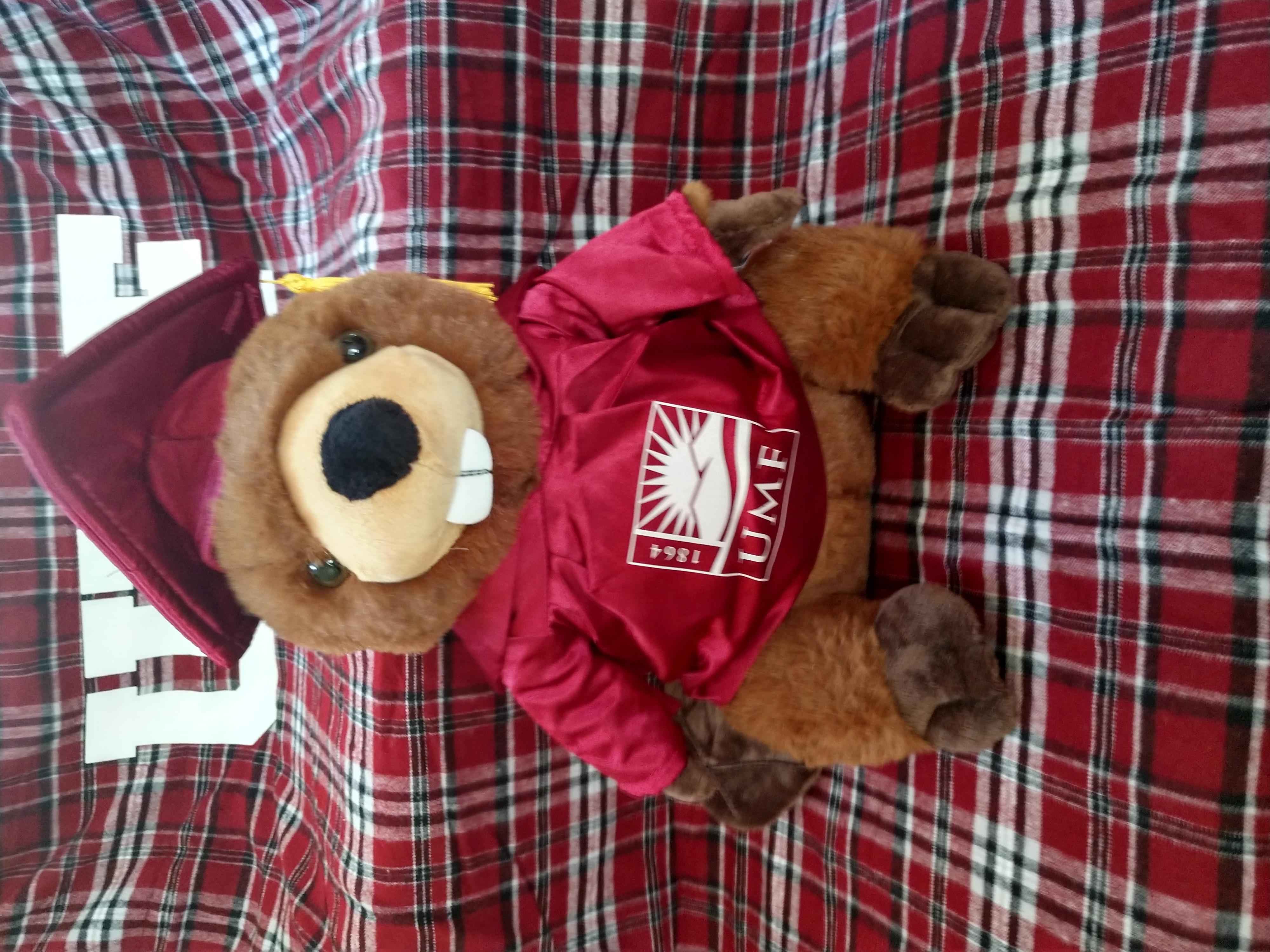 Graduation Beaver Plush